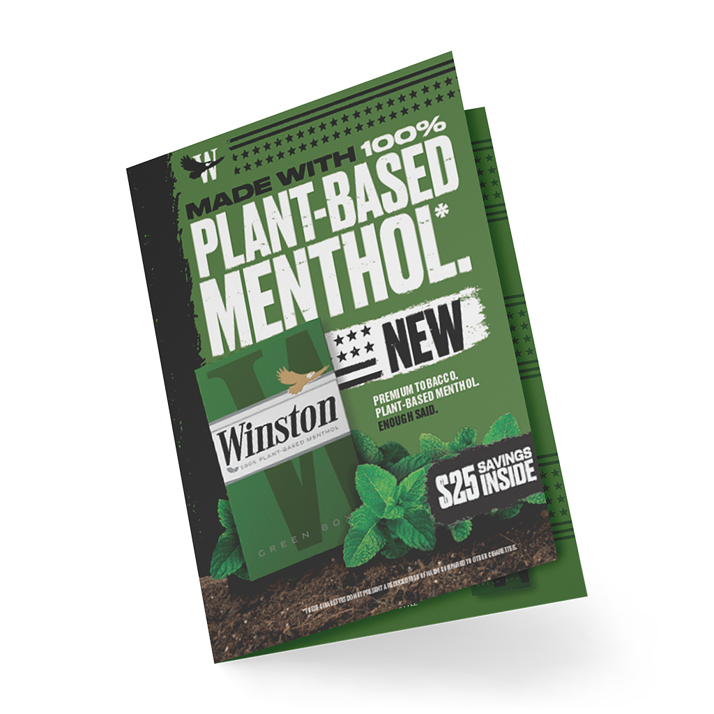 Smooth Menthol Offered by Winston Cigarettes